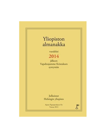 Yliopiston almanakka 2014